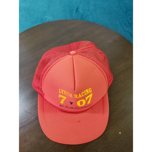 Cobra | Accessories | Vintage Lynch Racing Hat Cap Adjustable Red Logo ...